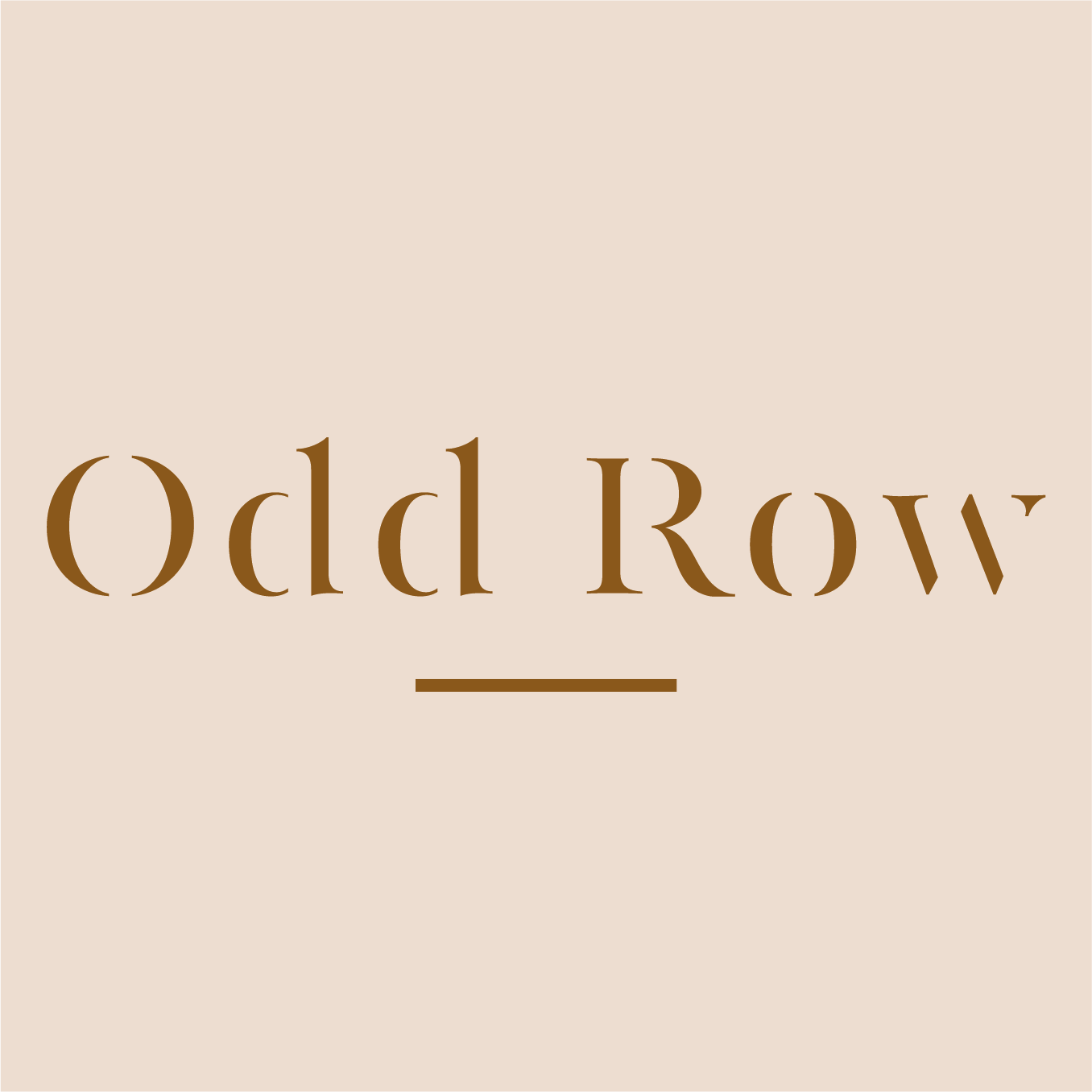 ODD ROW – Maker’s Work